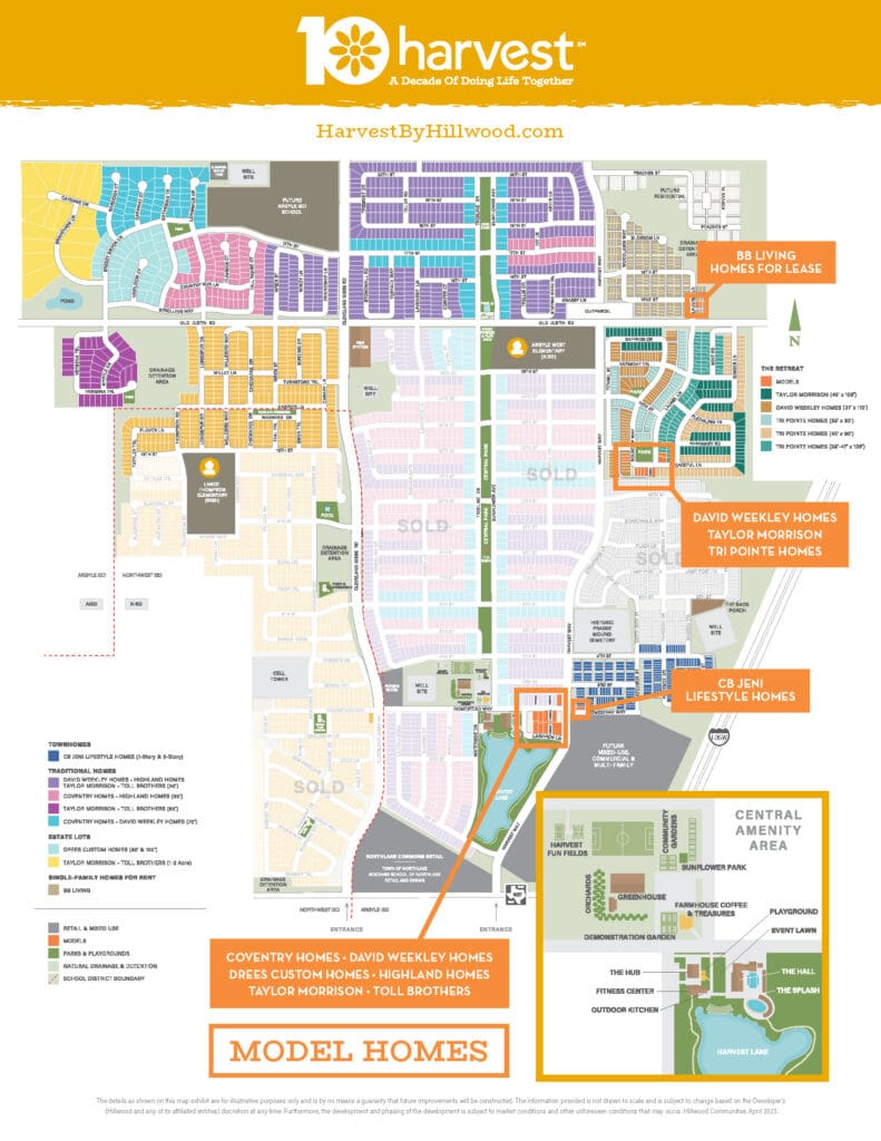 Tour Model Homes at Harvest in Argyle/Northlake, TX