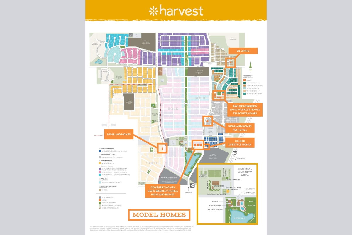 View Home Sites at Harvest
