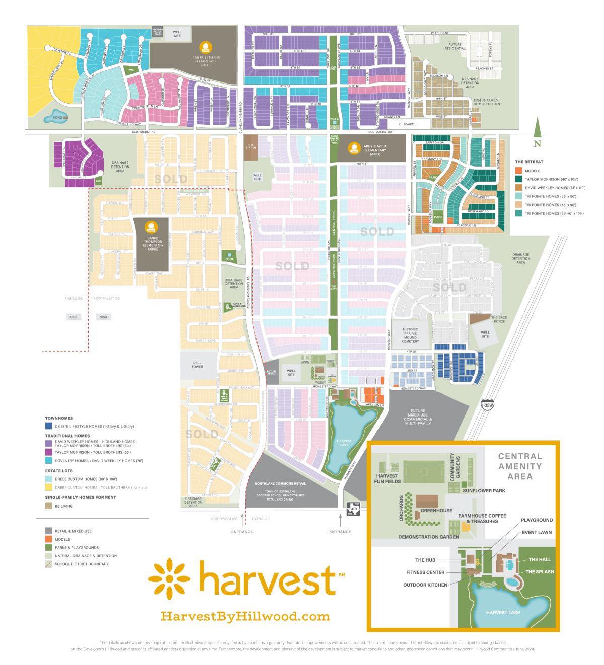 View Home Sites at Harvest